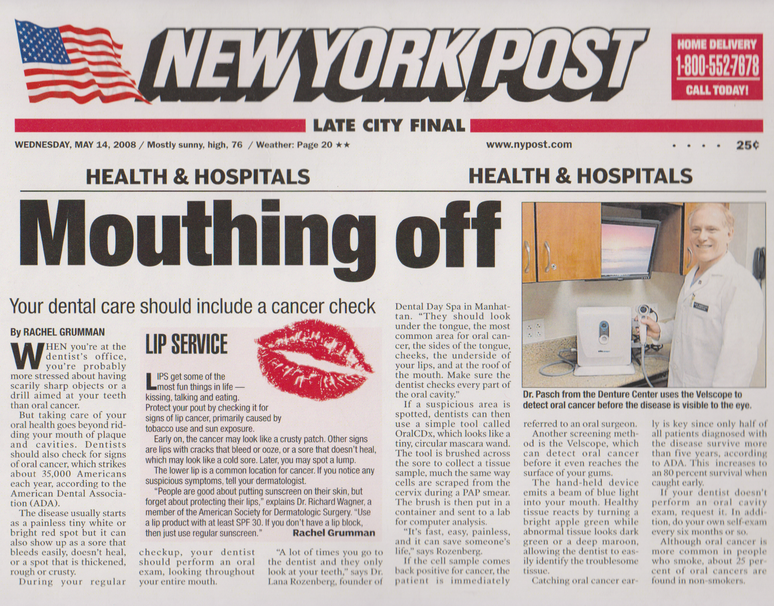 VELscope Vx® Midtown Manhattan NYC | Oral Cancer Screening