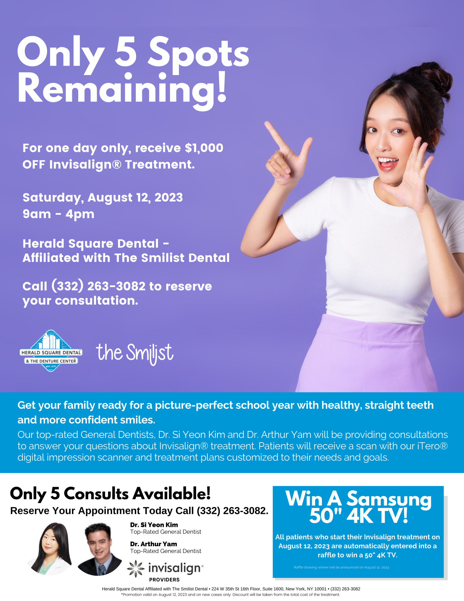 Invisalign Day 2023: Only 5 Spots Remaining!